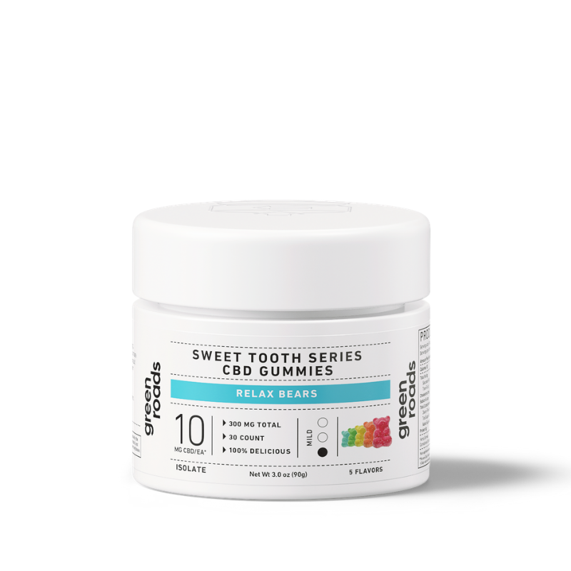 Green Roads CBD Relax Bears, 300MG - Joyous Green Green Roads CBD Relax Bears, 300MG - Joyous Green